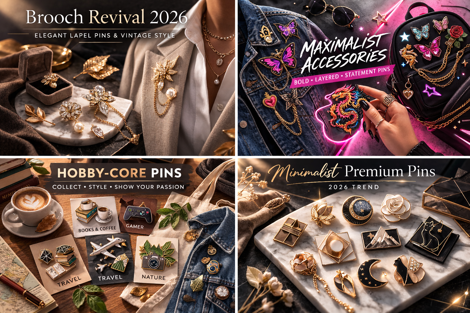Pin Trend 2026: Enamel Pins, Brooches & Lapel Pins That Are Taking Off ...