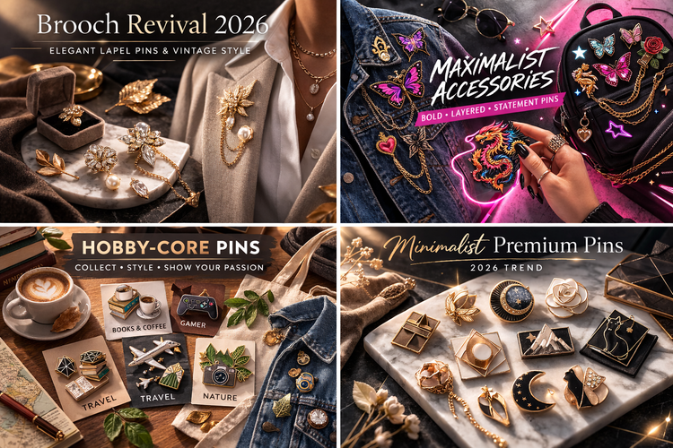 Pin Trend 2026: Enamel Pins, Brooches & Lapel Pins That Are Taking Off ...